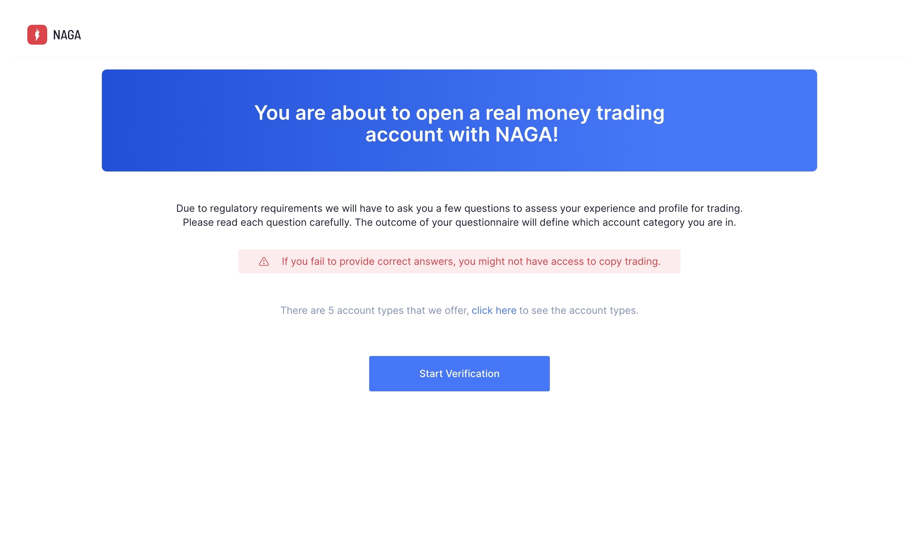 How to upgrade your Account to LIVE – NAGA United Arab Emirates